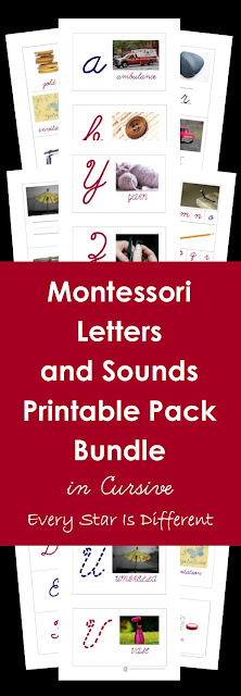 Every Star Is Different: Montessori Letters and Sounds Printable Pack ...