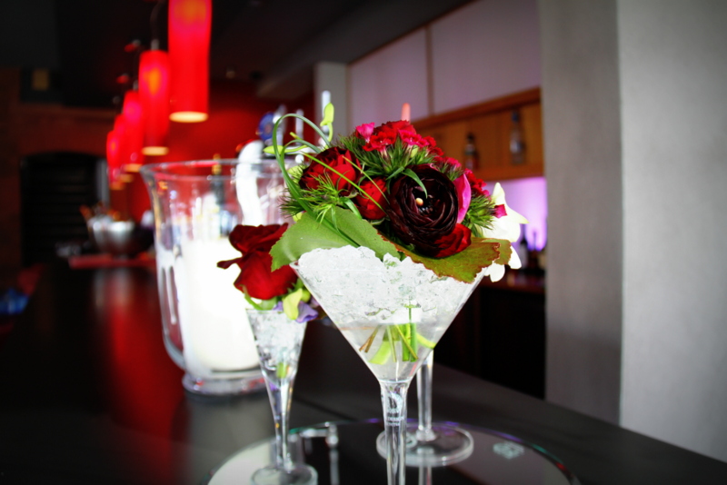 Fabulous Floral Cocktail Designs at Twelve for a Post Wedding Party