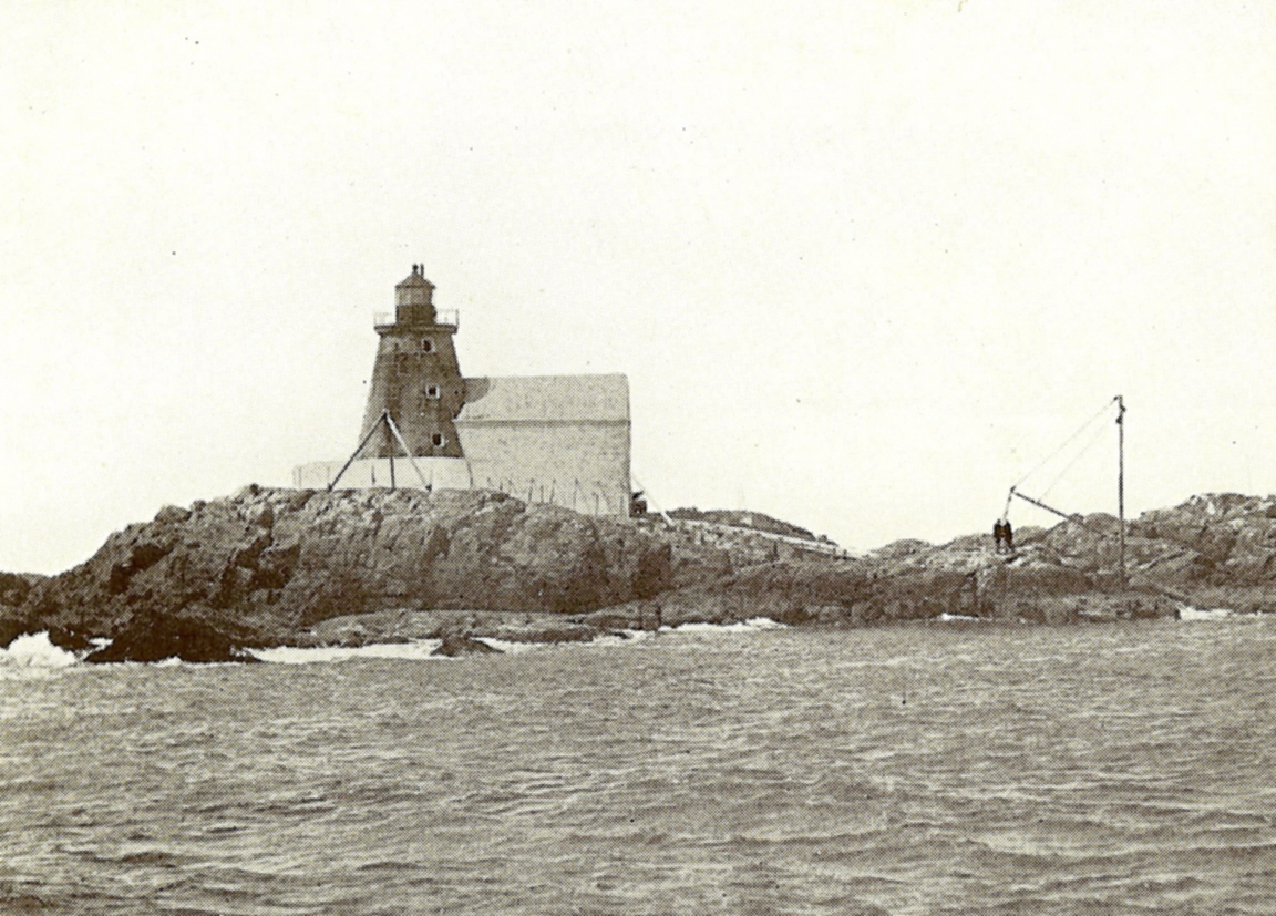 none: The Lonely Lighthouse at Mount Desert Rock, Maine
