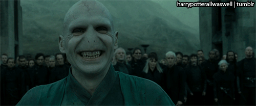 Hogwarts Forever: voldemort's smile :D