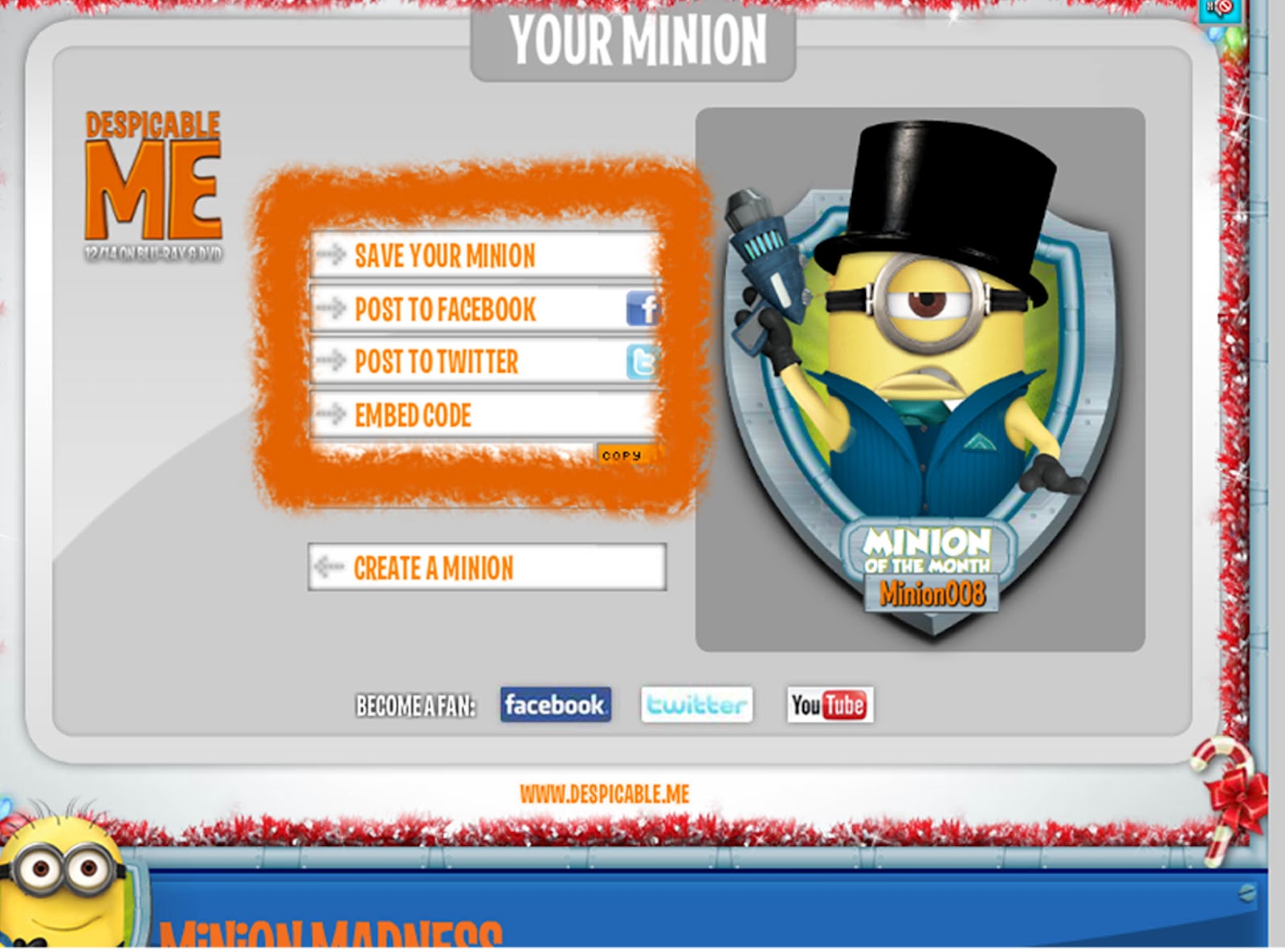 wikiabby: ¡MINIONIZATE con el MINION Maker!... haz tu Minion personalizado!