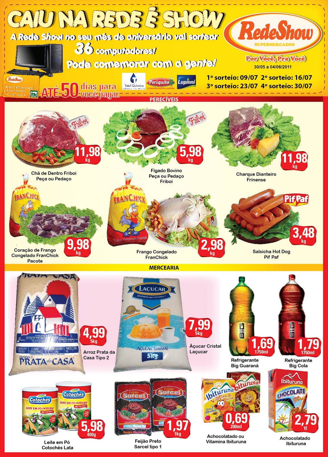 RG Marketing e Propaganda: Folheto de ofertas - Rede Show Supermercados