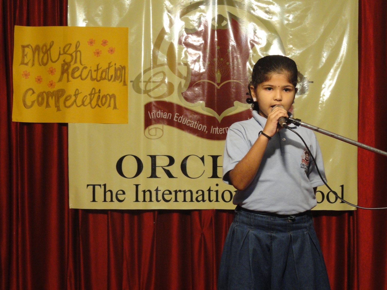Class IV Orchids: English Recitation competition