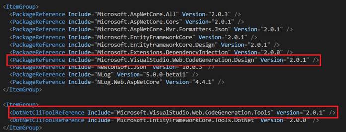 karatejb: [ASP.NET Core] Use CodeGeneration.Tools commands (.NET Core 2.X)