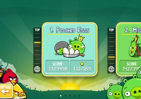 The Angry Birds: Angry Birds Official - Poached Eggs 3 Stars Walkthroughs