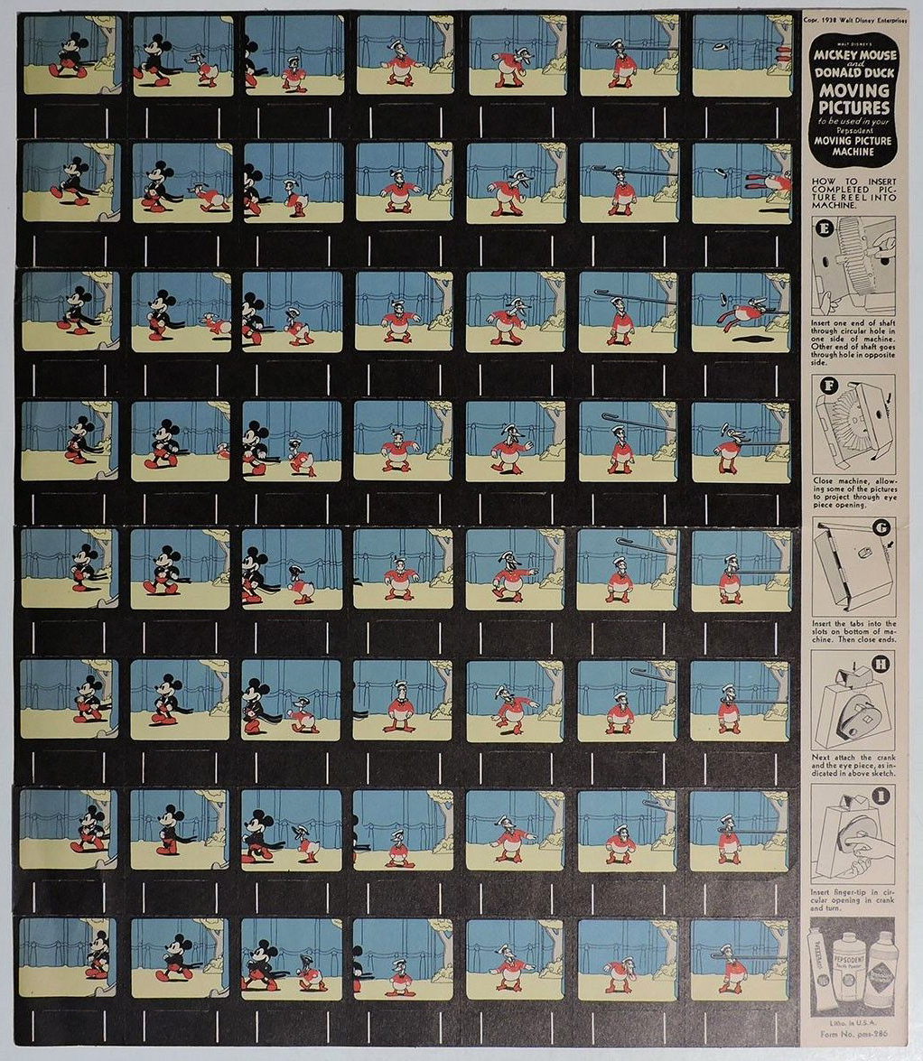 Filmic Light - Snow White Archive: 1938 Pepsodent Moving Picture Machine