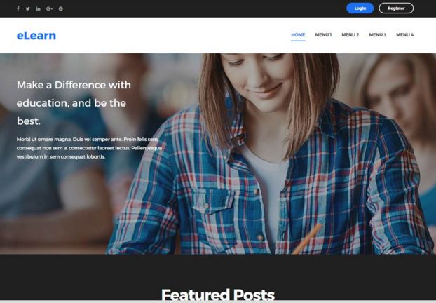 eLearn ~ Templatebloggratisfree