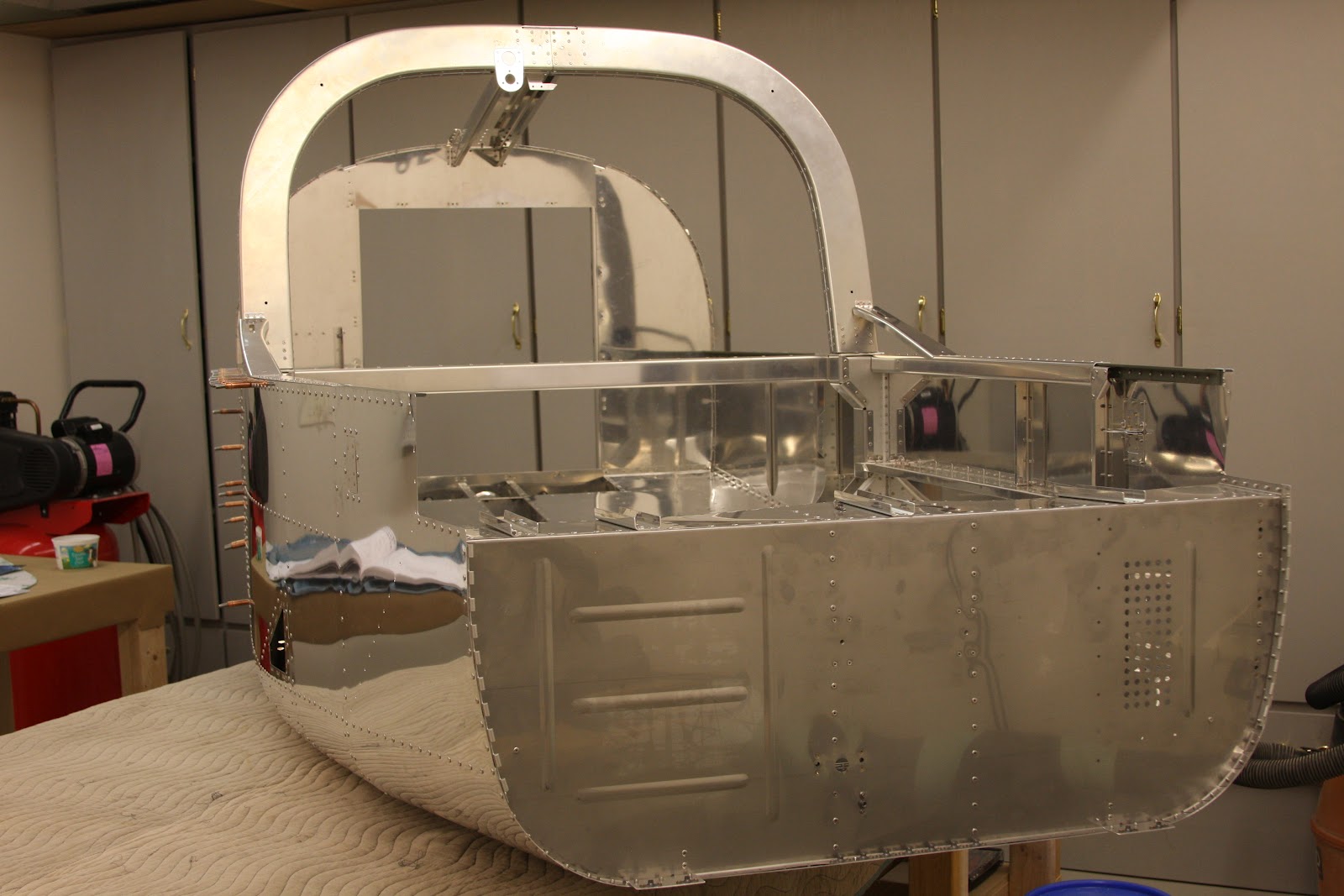 Ron's RV12: Fuselage Construction