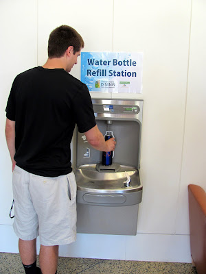 Sustainable Dining at UVA: Water Bottle Refill Station