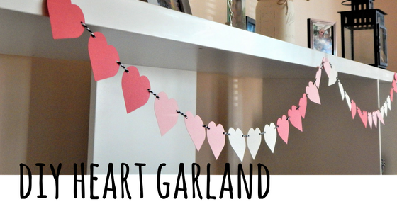 The Modest Effect : DIY HEART GARLAND