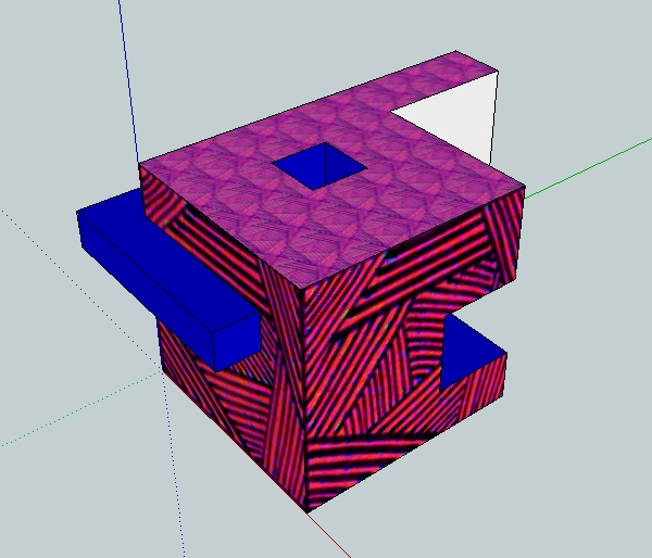 TeresaPeng1101: 2 Axonometric Sketches on SketchUp