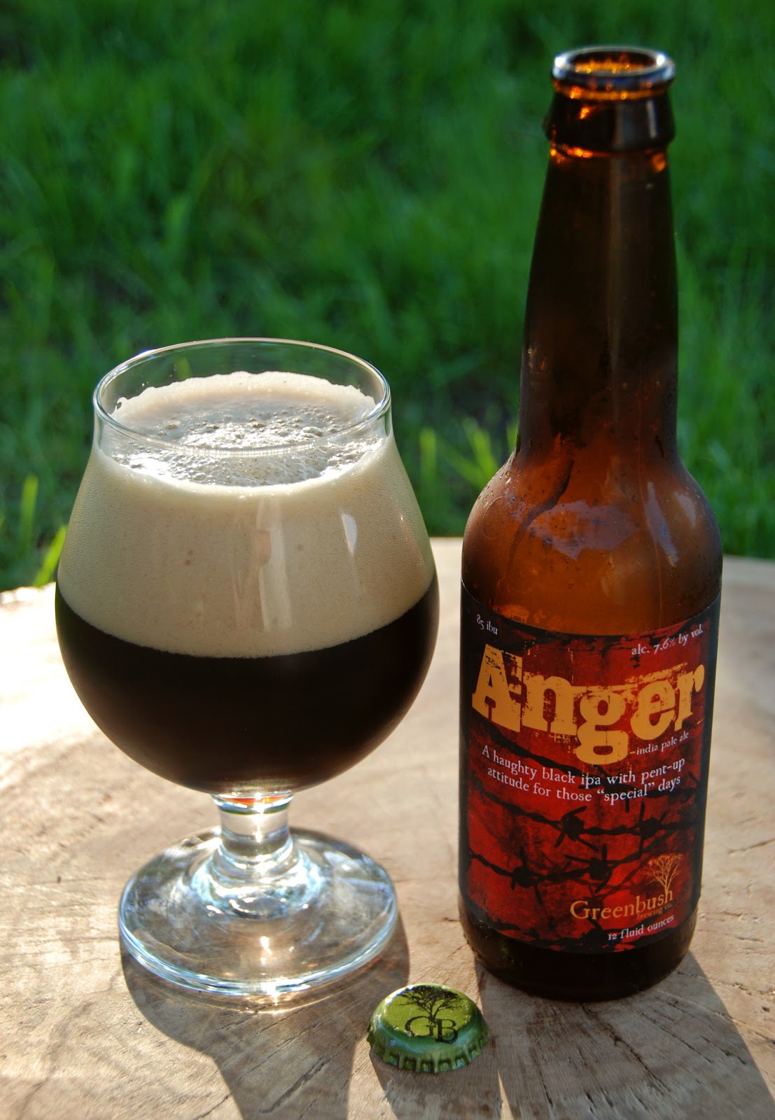 the Beer Obsessor: Beer Review: Greenbush - Anger