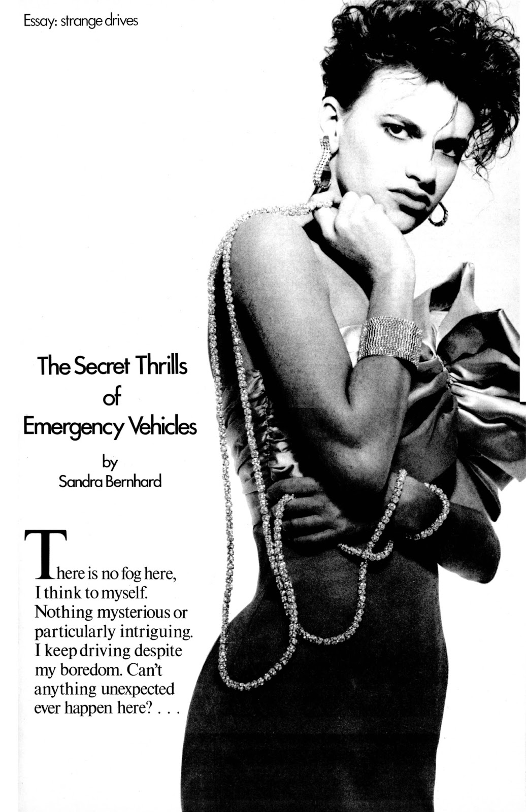 Lansure's Music Paraphernalia: SANDRA BERNHARD | Press Kits | Events