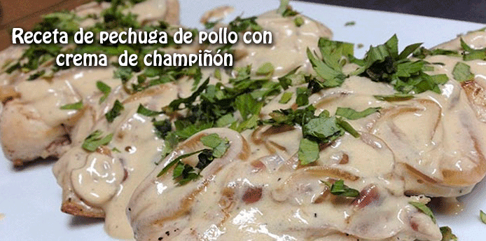 Receta De Pechuga De Pollo Con Crema - Noticias de Pollo