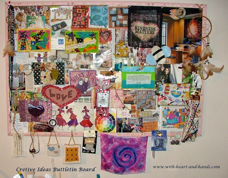 Michele Bilyeu Creates With Heart and Hands: Making Art Fabric Postcards