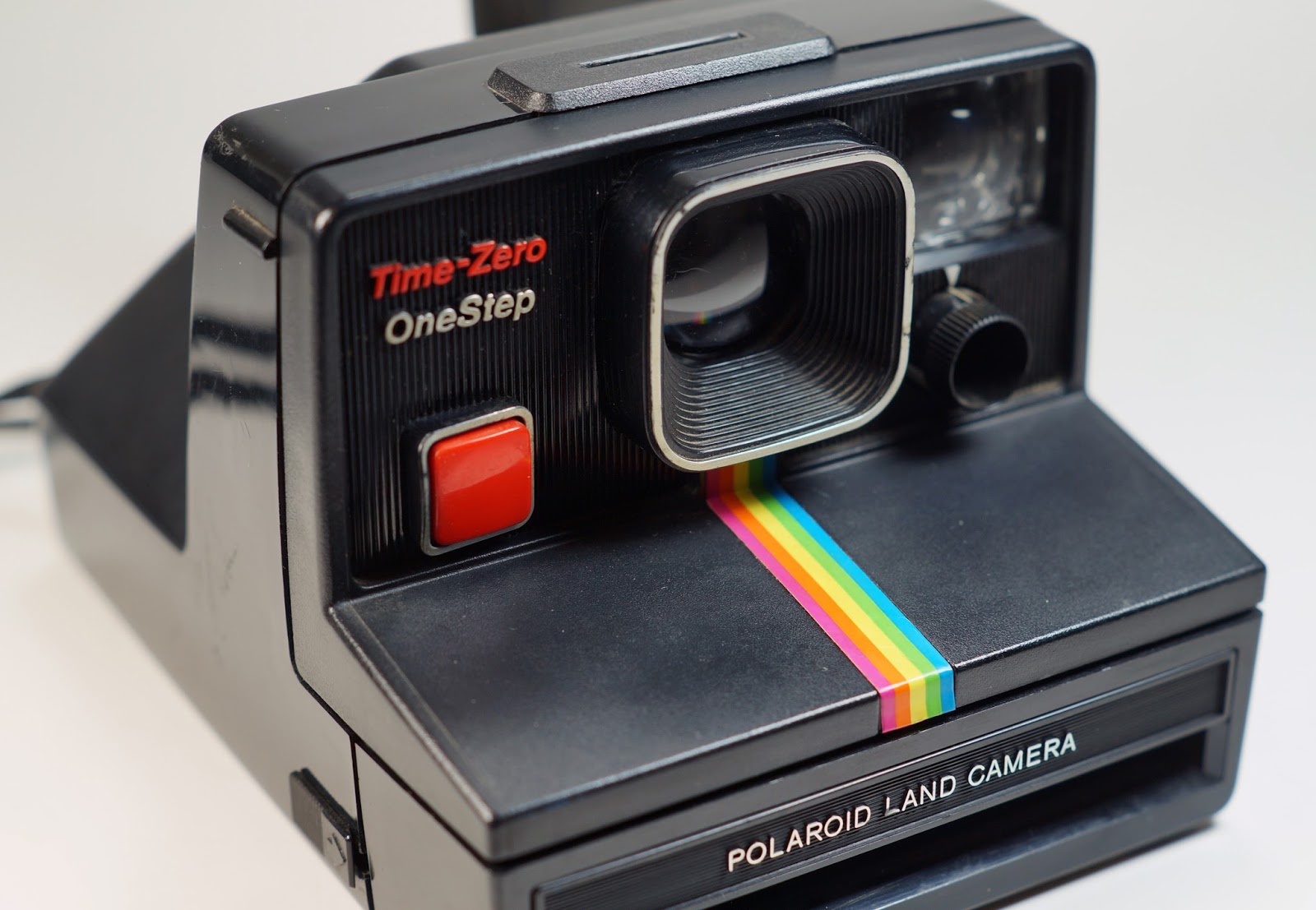 Polaroid Time-Zero OneStep Land Camera Instant Film SX-70 Black (Rainbow)