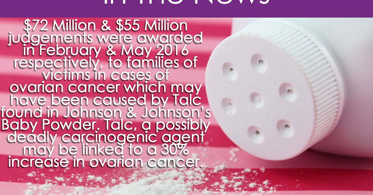 Be Natural Organics: In The News: Is Talc The Culprit For Ovarian ...
