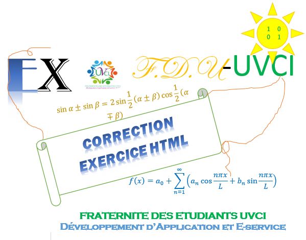 exercice html tableau pdf