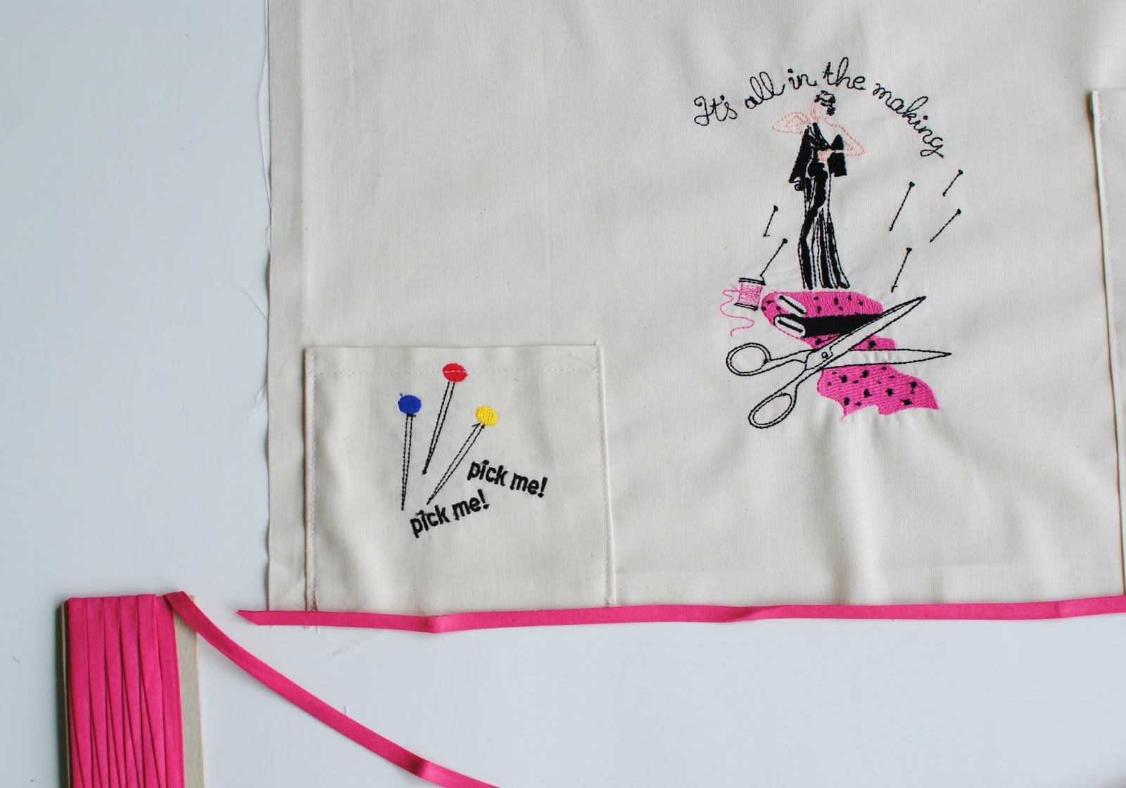 Trash To Couture: DIY Embroidered Sewing Machine Cover