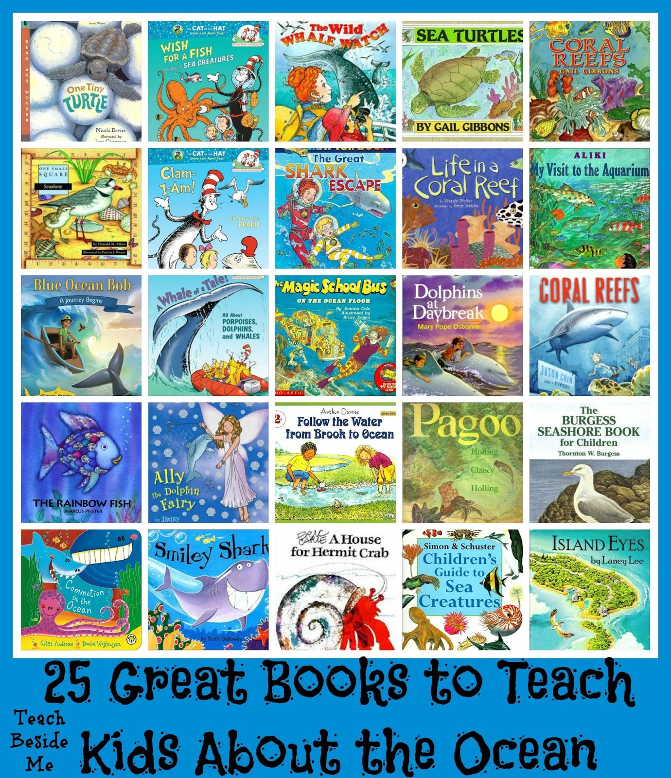 25 Ocean Books for Kids & Snapping Fish Craft - Teach Beside Me