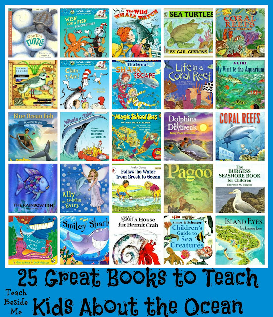 25 Ocean Books for Kids & Snapping Fish Craft - Teach Beside Me