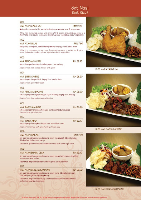 Kemaskini Menu Di KLCC Dan KLIA2