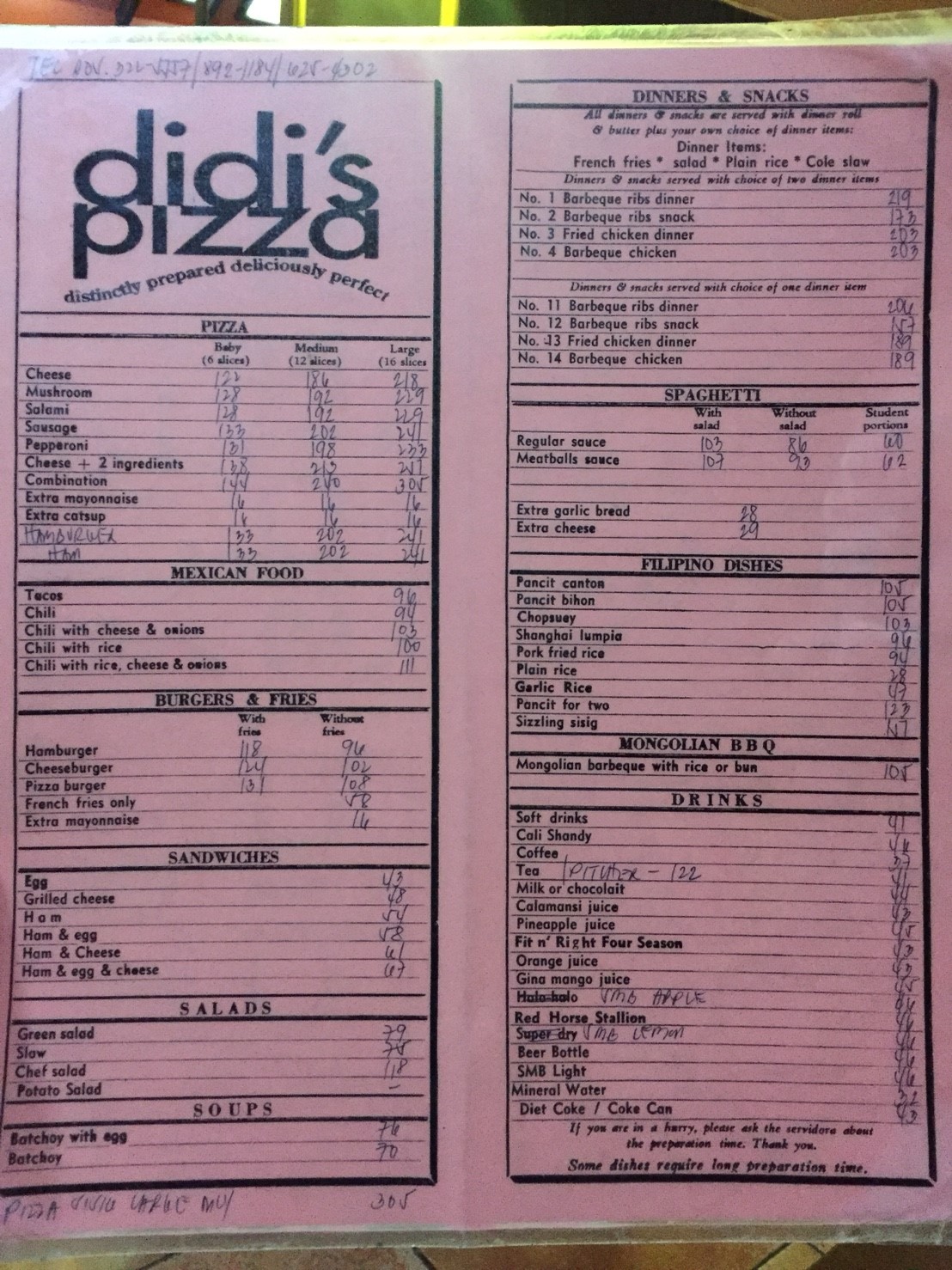 價格平實的好味道 didi's Pizza