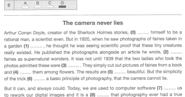 Let's Learn English: CAE Use of English PART 1