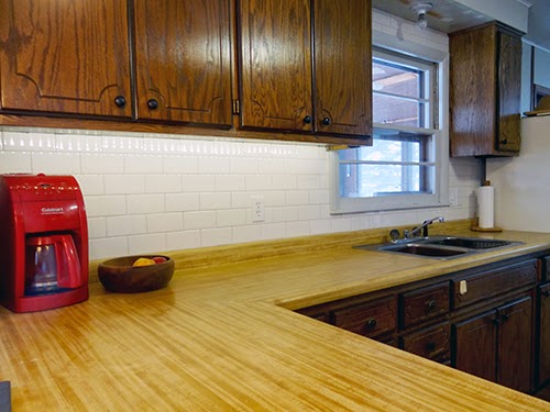 One Project at a Time - DIY Blog: New Cabin Counter Tops