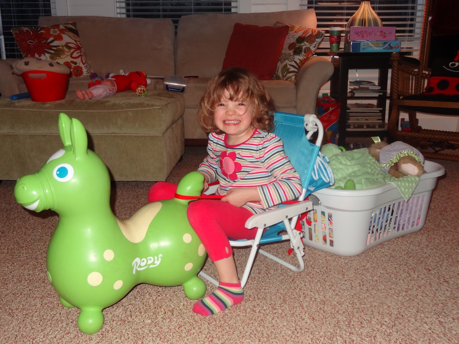 Random Fun: Laundry Basket Rides