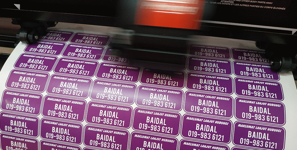Sticker Produk Label