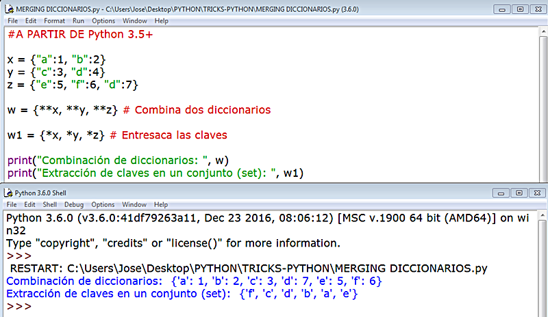 APRENDER A PROGRAMAR CON PYTHON: DICCIONARIOS Y SUS MÉTODOS