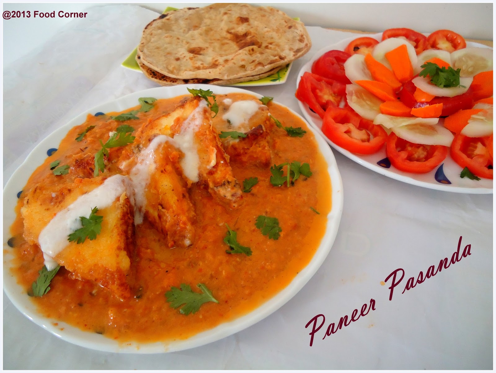 Paneer Pasanda | Paneer Recipe ~ Kiran's Food corner