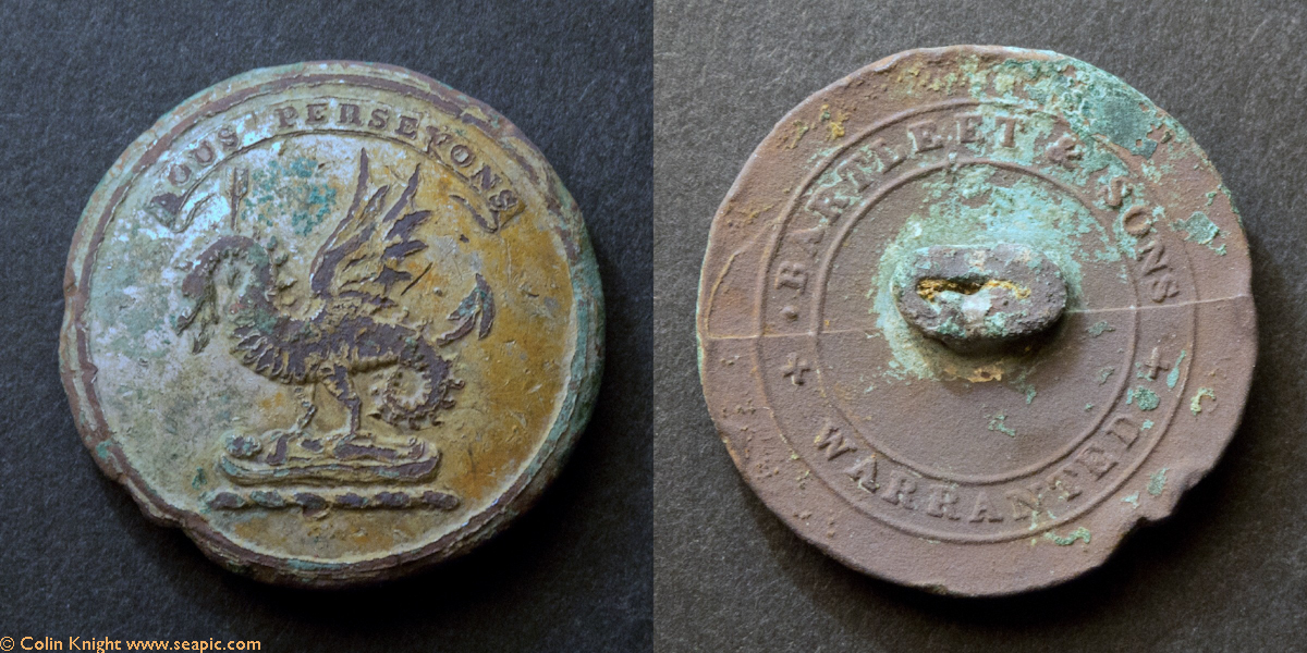 Postcards from Sussex: Heyshott Work Party, a griffin button and a ...