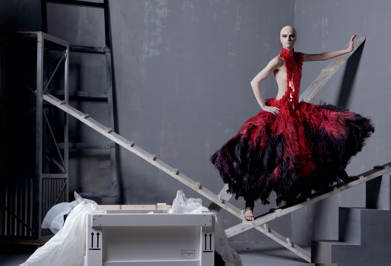 fashion production: steven meisel