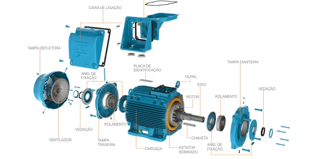 3-Phase Induction Motor Parts - Electrical Blog