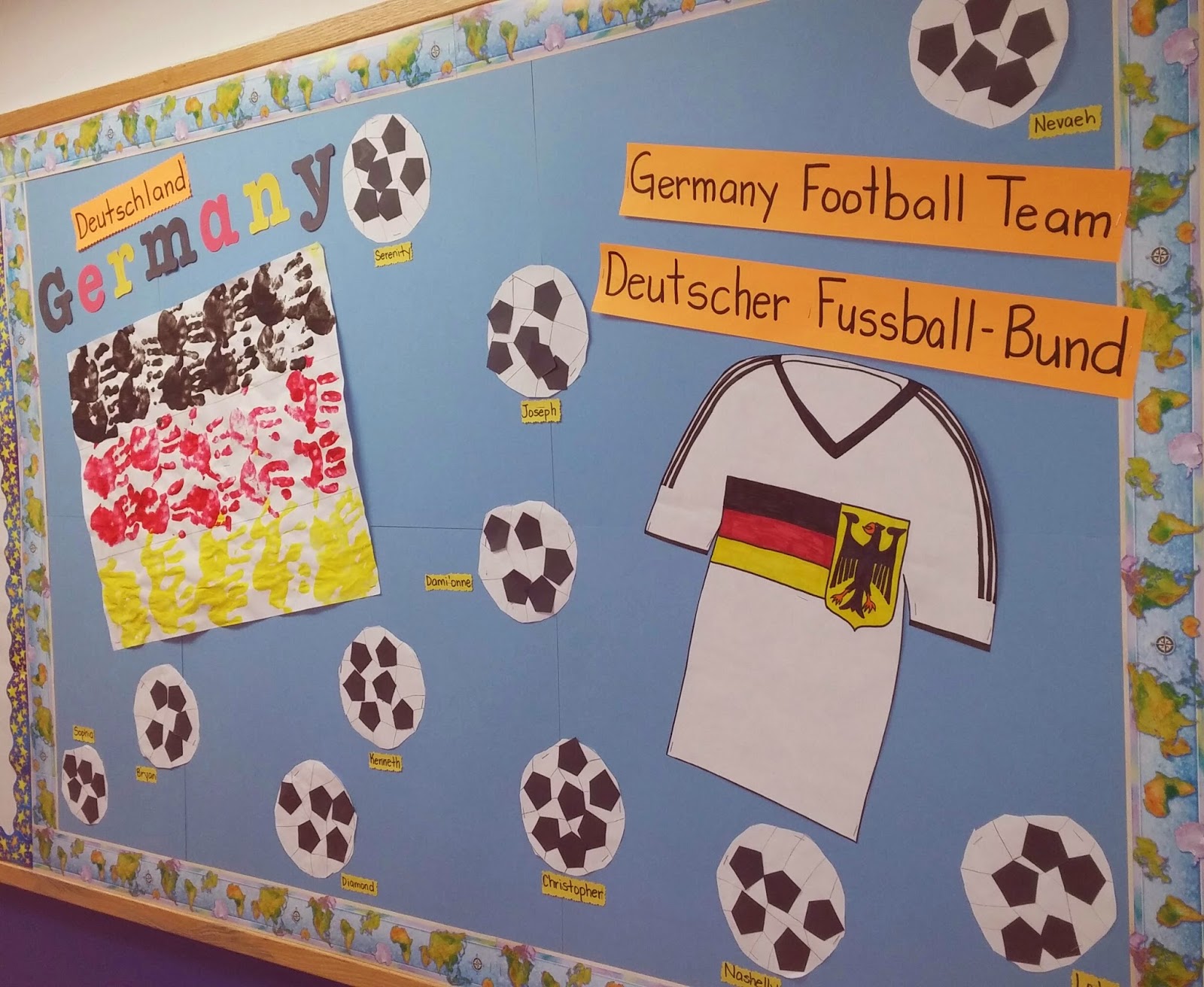 Shenanigans Of A Pre-K Teacher: My Germany Bulletin Board