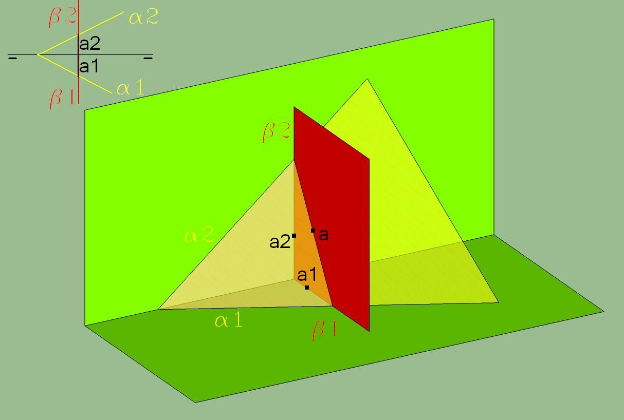 El sistema diédrico: Intersección