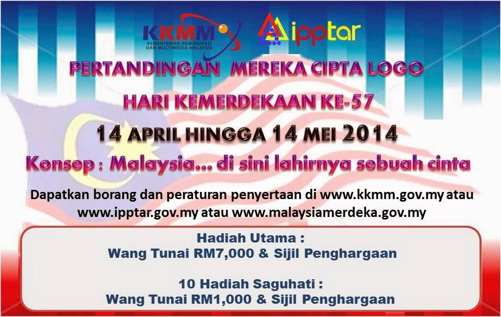 Reka Cipta Logo Hari Kemerdekaan Ke-57 : r/malaysia