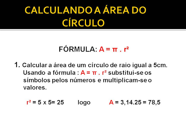 Matemática CEEJA: Comprimento da circunferência, área do círculo e ...