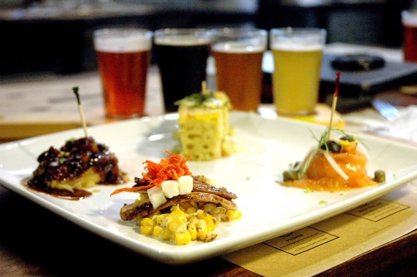 DUDE FOR FOOD: The Perfect Match at The Perfect Pint: A Local Craft ...