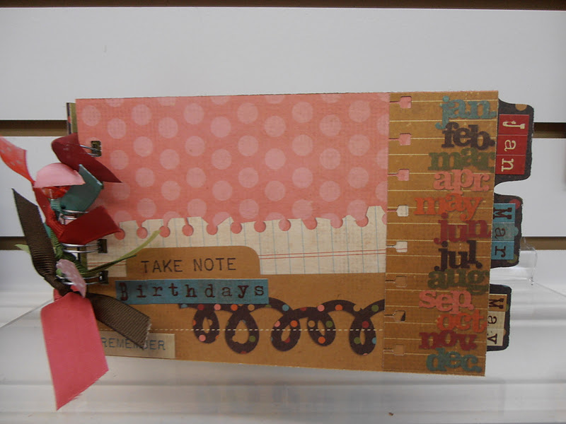 ScrapbooksPlus DT: Birthday Reminder Mini Book