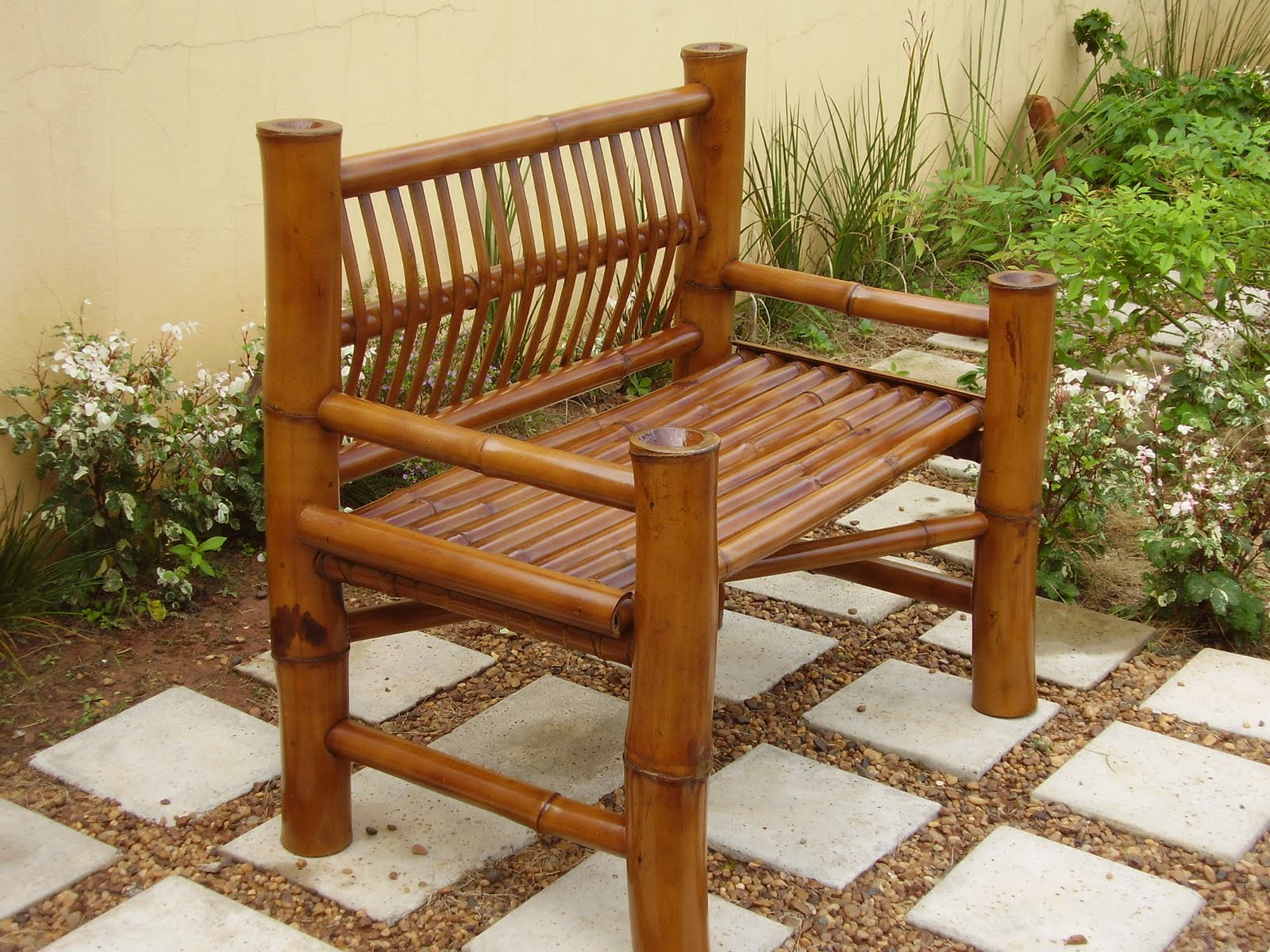 larq arquitetura: Banco de Bambu