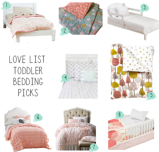 em & me: Love list: Toddler bedding picks