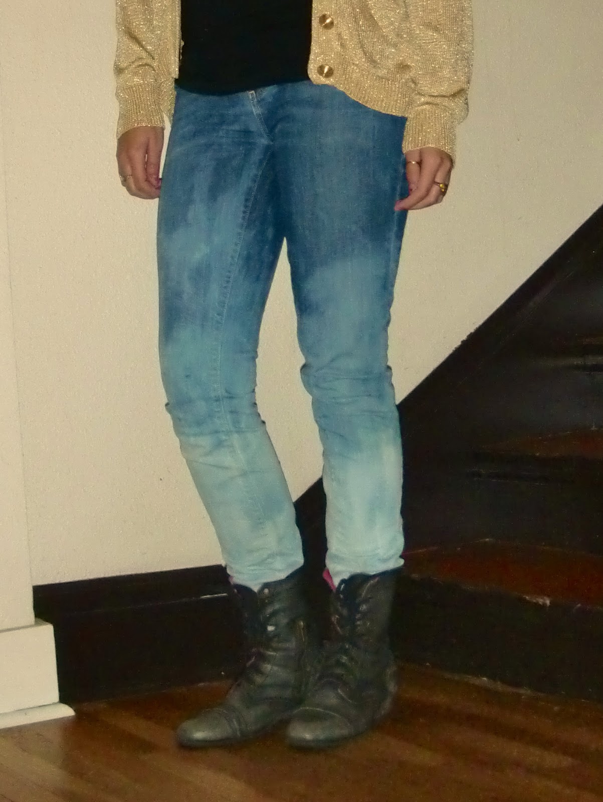 DIY: Ombre Jeans | Peanut Butter and Honey