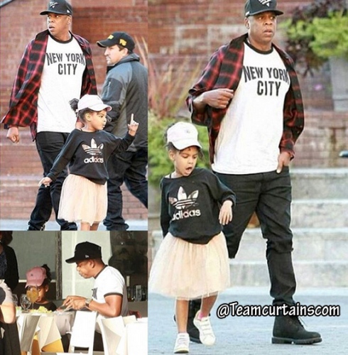 Jay Z and his mini-me step out in New York