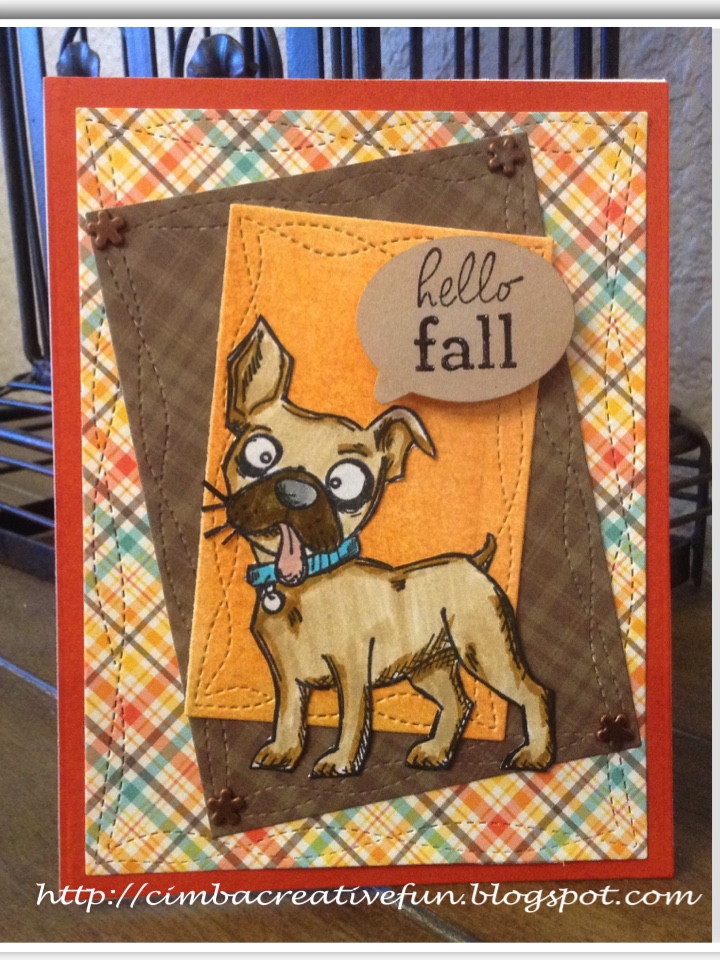Cimbacreativefun: Hello Fall Pup