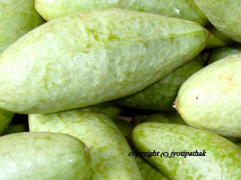 Taste of Nepal: Parvar - परवर - (Pointed Gourd)