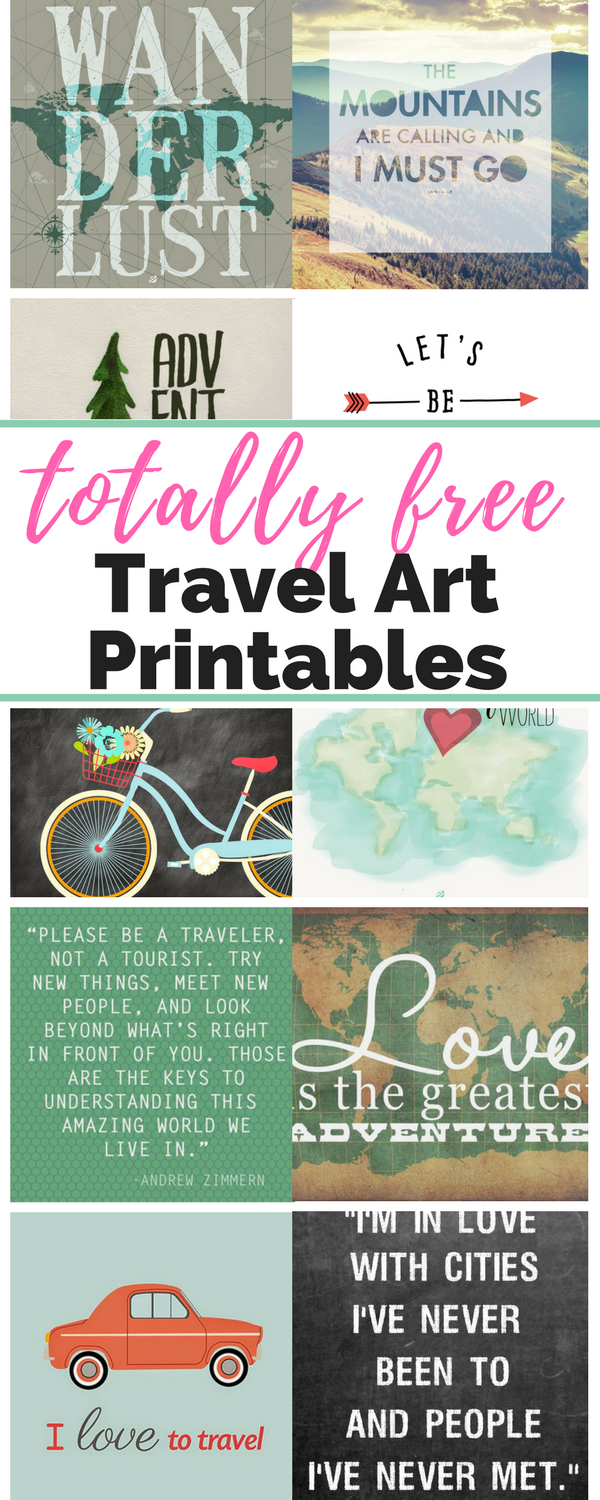 15 FREE Travel-Inspired Printables for Your Gallery Wall or Office ...