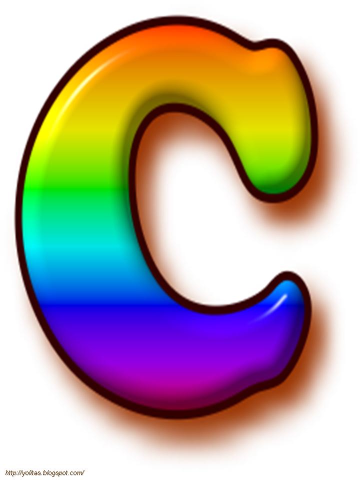 Alfabeto arco iris. | Oh my Alfabetos! | Arco íris, Alfabeto, Letra c